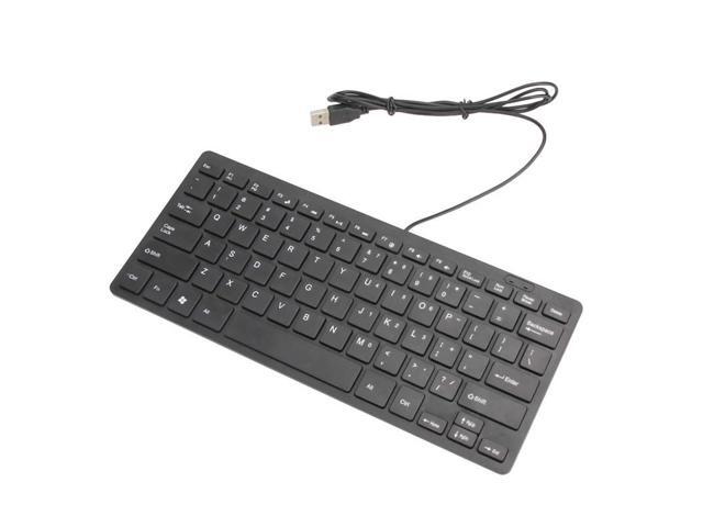 Professional Ultra-Thin USB Wired Mini Keyboard Super Slim Lightweight ...