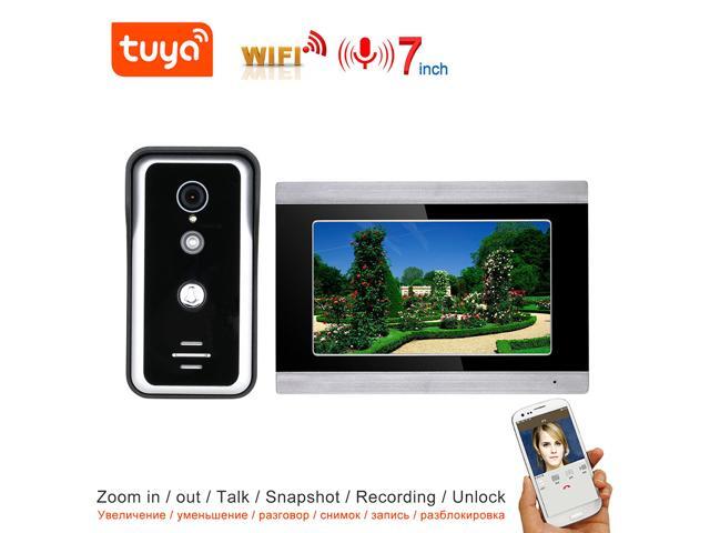 TUYA Video Intercom WIFI Video Door Phone System Home Intercom with 7 ...