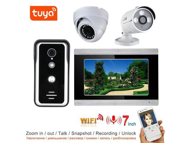 TUYA Video Intercom WIFI Video Door Phone System Home Intercom with 7 ...