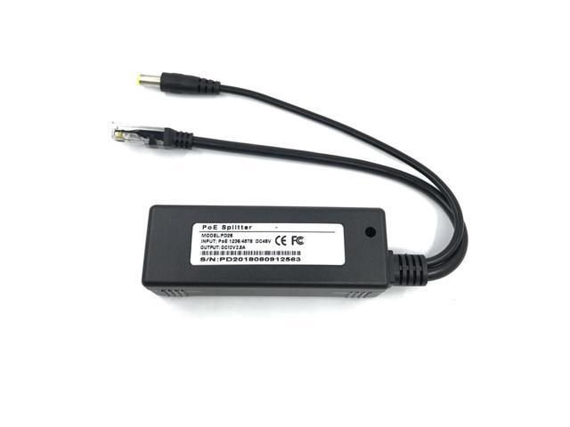48V to Active Isolated PoE Splitter IEEE802.3af 12V2.5Adapter Injector ...