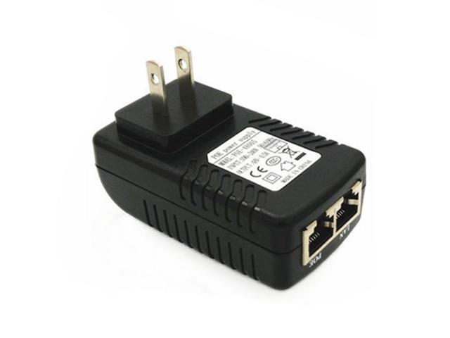 CCTV 48 V 0.5A POE Wall Plug Poe Injector Ethernet Adapter Converter Ip ...
