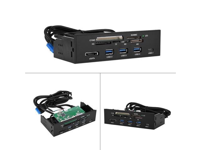 5.25 inch PC Computer Front panel All-in-1 Multifunction card reader ...
