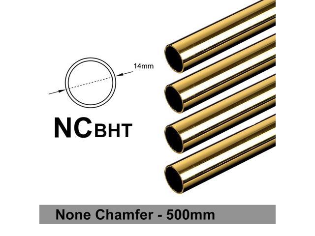 Bitspower None Chamfer Brass Hard Tubing OD14MM Golden - Length 500 MM ...