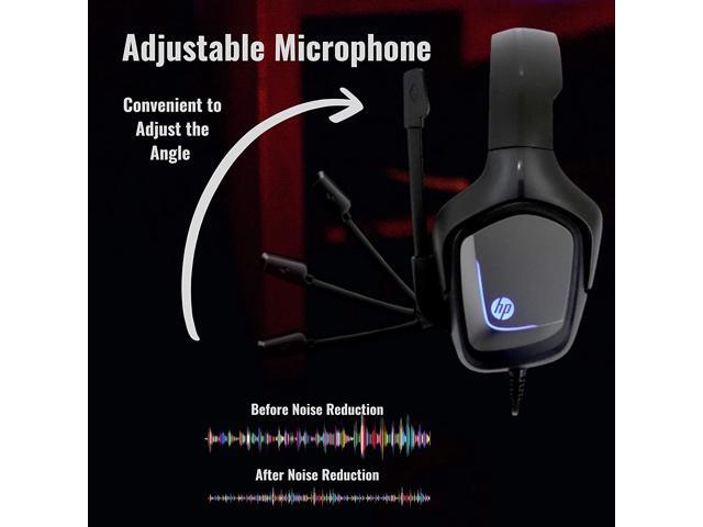 HP Wired Over-ear Gaming Headset with Noise Canceling Microphone and ...
