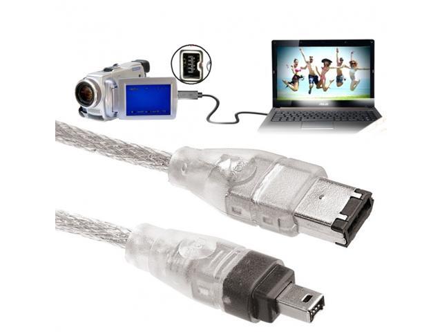 FVH 1394 6Pin to Firewire 400 IEEE 1394 4 Pin Male iLink Adapter Cord ...