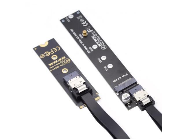 Cablecc NGFF M-Key NVME Male to Female Extension Cable 40cm with SFF ...
