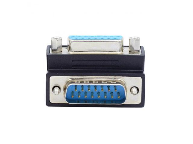 Chenyang Down 90 Degree Angled DSUB D-subminiature 15pin Male to Female ...