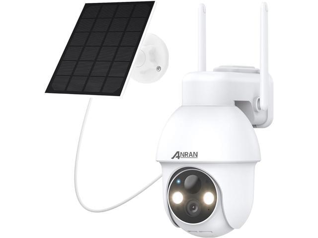 Security Cameras Wireless Outdoor,2.4G WiFi,Continuous Power With Solar ...