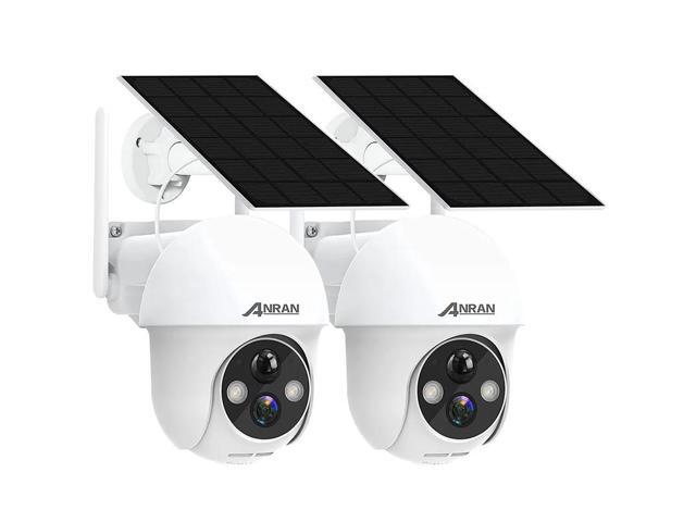 ANRAN 2K Security Camera Wireless Outdoor, Solar Outdoor Camera with ...