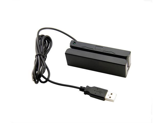 Deftun Credit Card Reader Portable Mini USB Magnetic Stripe Swiper ...