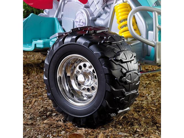 Power Wheels Barbie Kawasaki KFX 4-Wheel ATV Electric 12V Ride-On ...