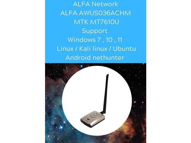 ALFA AWUS036ACHM 802.11ac MTK MT7610U chipset Wireless USB Adapter ...