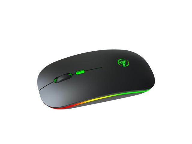 HXSJ T18 2.4GHZ 1600dpi Dual-mode Light-emitting Wireless Mouse USB ...