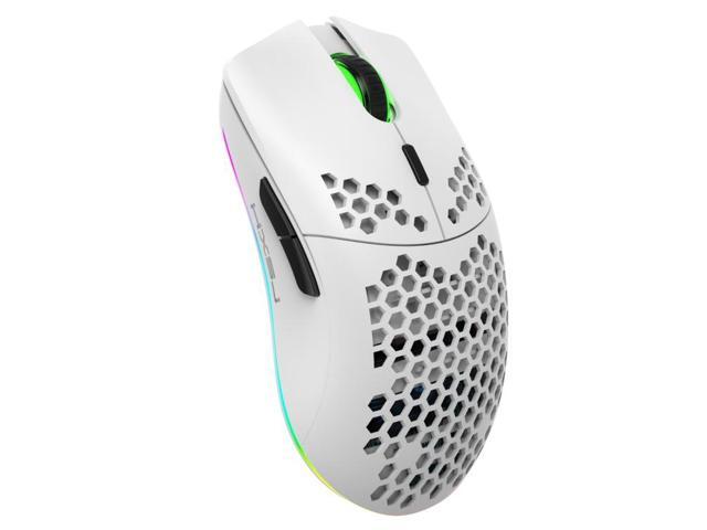 HXSJ T66 7 Keys Colorful Lighting Programmable Gaming Wireless Mouse ...