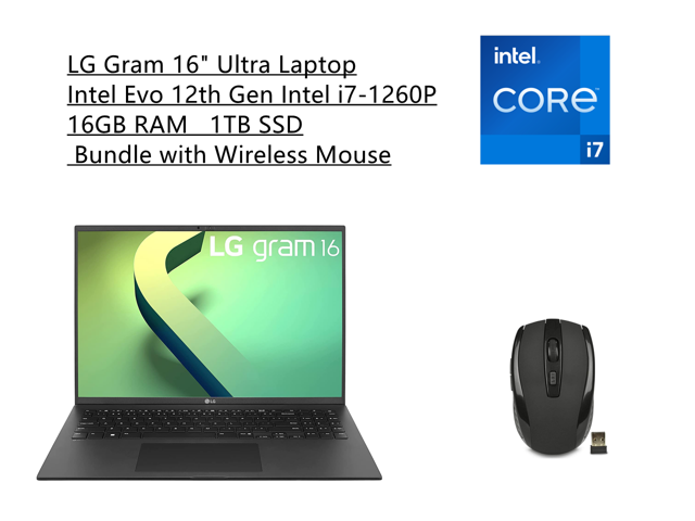 LG Gram 2022 16" WQXGA (2560 x 1600) Ultra Lightweight Laptop | Intel ...