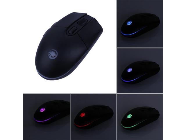 Mini Portable USB Charging Wireless Mouse 1600DPI 4 Keys Muted Office ...