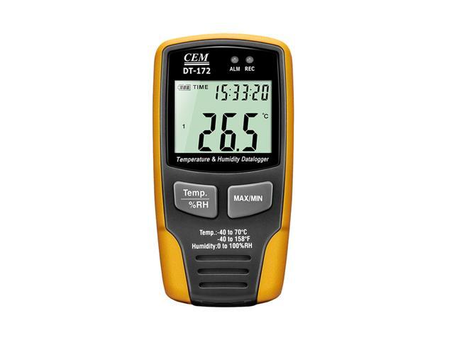 CEM DT-172 Temperature Humidity Hygrometer Data Logger with Display Monitor - Newegg.com