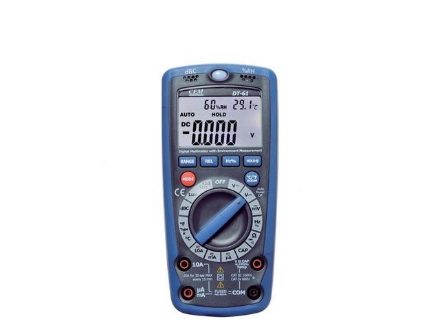 CEM DT-61 6 in 1 Digital Multimeter with Environment Measurement ...