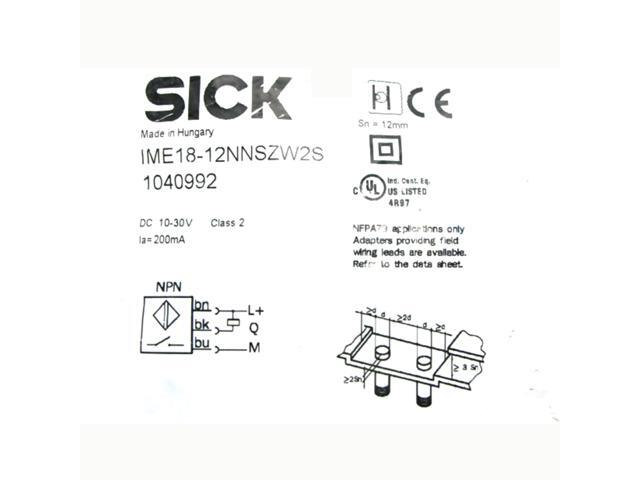 SICK IME08-02BNSZTOS Inductive proximity sensors ,NPN New - kvbstav.cz