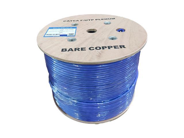 Cat6A Plenum Shielded F/UTP Cable 1000ft, ETL Listed, Overall Foil ...