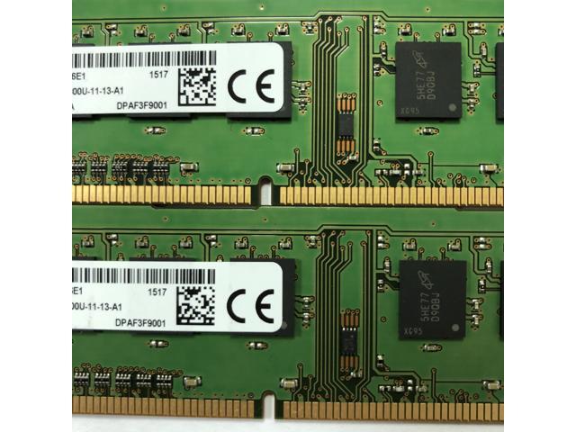 Micron 4GB DDR3 1Rx8 PC3-12800U MT8JTF51264AZ-1G6E1 Desktop RAM Memory ...