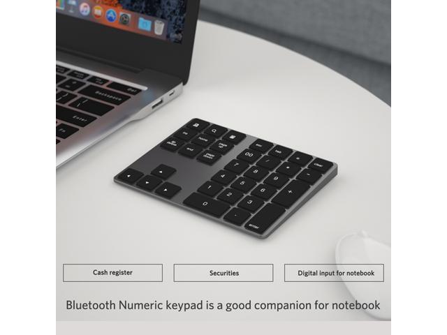 Mini Numeric Keyboard Wireless Bluetooth Keypad 34keys Calculator ...
