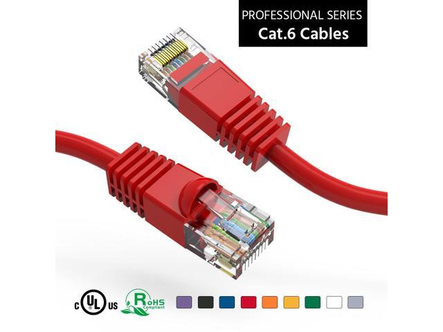 5ft (1.5M) Cat6 UTP Ethernet Network Booted Cable 5 Feet (1.5 Meters) Gigabit LAN Network Cable ...