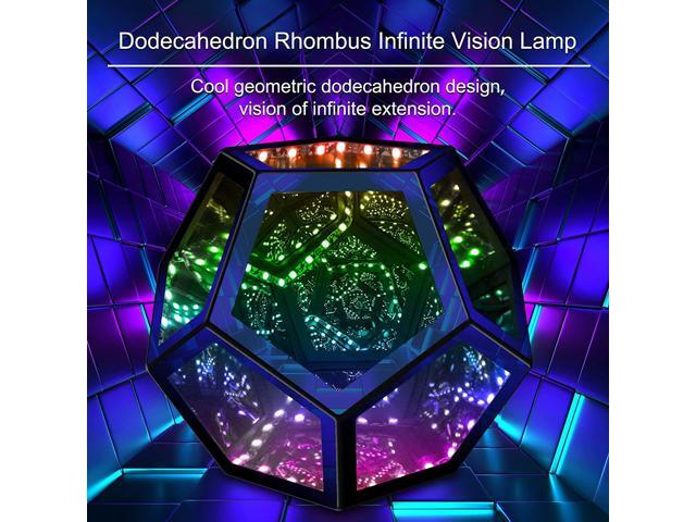 Infinity Dodecahedron Gaming Light, Cool RGBW Led Desk Table lamp Light ...