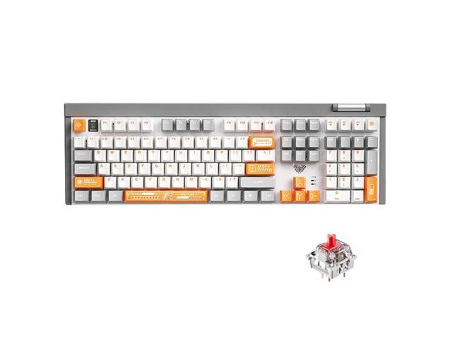 AULA F3050 2.4G Wireless Dual Mode Mechanical Keyboard,Red Shaft - Newegg.com