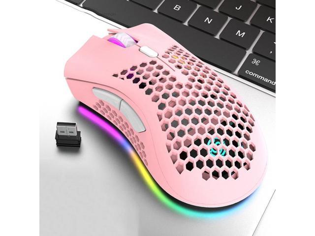 K-Snake BM600 1600 DPI 7-keys Hollow Lightweight Wireless Charging RGB ...