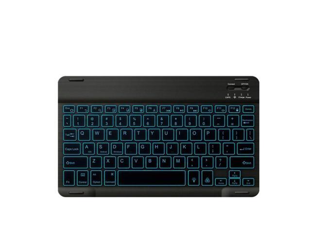 78 Keys 10 Inch RGB Colorful Backlit Bluetooth Keyboard For Mobile ...