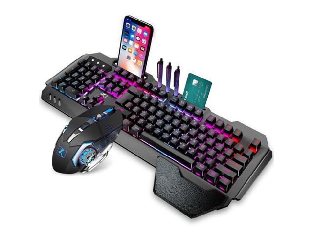 K680 RGB Rechargeable Gaming Wireless Keyboard and Mouse Set Black ...