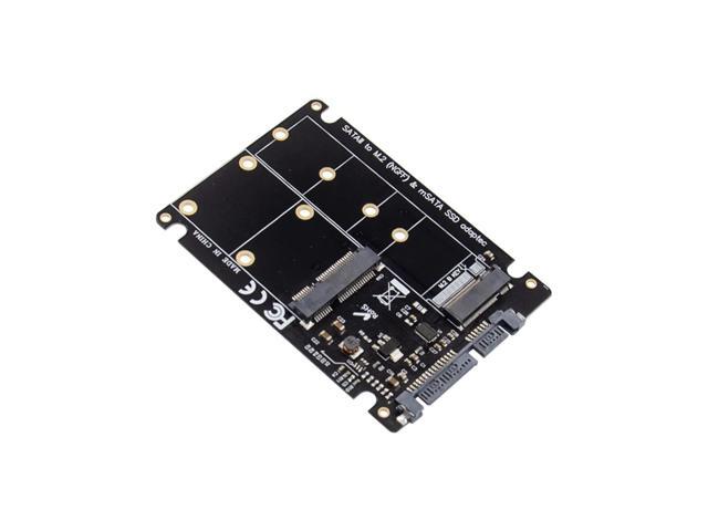 SATA to M.2 B & mSATA SSD NVMe adapter Card 6Gbps - Newegg.com