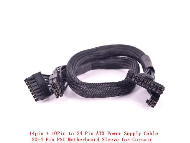 10+18Pin to 24Pin 20+4Pin ATX Power Supply Cable Mining Cable PSU ...