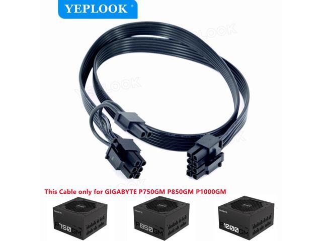 PCIe 8Pin to 8Pin 6+2Pin Single 8Pin GPU Cable 60CM For GIGABYTE Gold ...