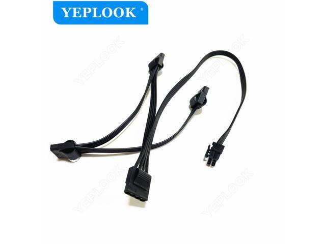 6Pin to 4 x Molex 4Pin Fan Controller Power Supply Cable For GIGABYTE ...