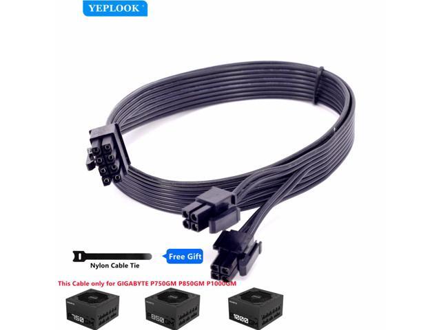 CPU 8Pin to 8Pin (4+4Pin) Power Supply Cable 18AWG 60CM For GIGABYTE ...