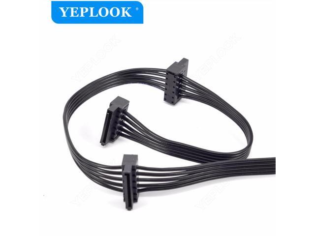 5Pin to 3xSATA HDD SSD Power Cable For Cooler Master Silent Pro Gold ...