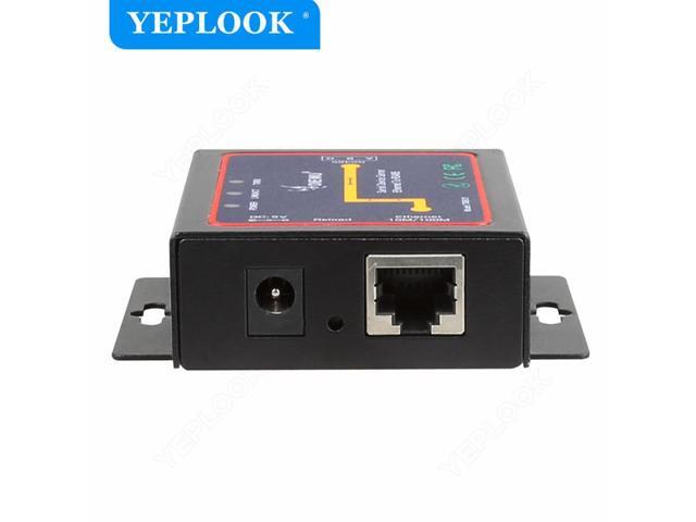 Ethernet RJ45 to RS485 Converter Industrial Grade Serial Device Server ...