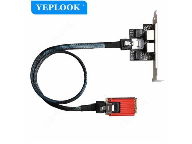 MINI PCIE 1G LAN Card Dual Port RJ45 Industrial Server 10/100/1000Mbps ...