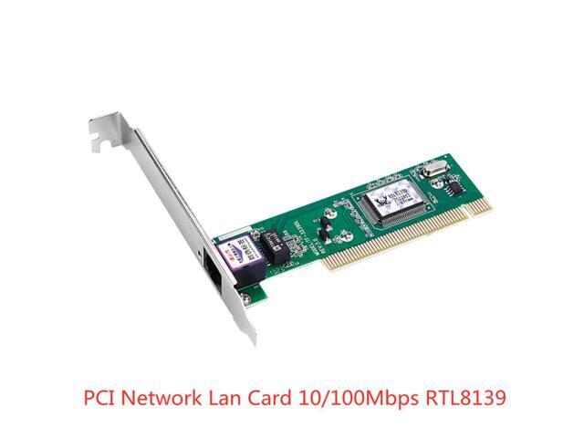 PCI Network Card 10/100Mbps for Desktop Ethernet Network Converter ...