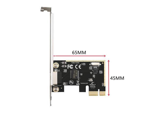 PCIe 1X Single RJ45 Lan Card 10/100Mbps PCI Express Network Card ...