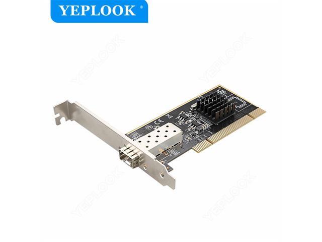 PCI Gigabit Fiber Network Card 10/100/1000Mbps SFP Port Lan Card ...