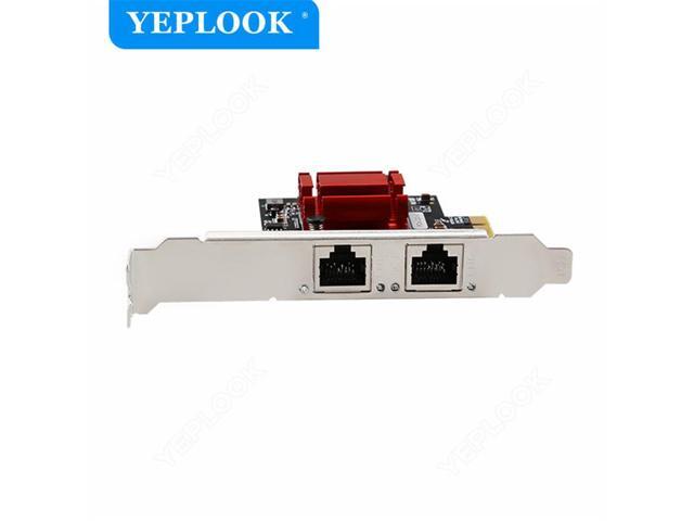 Pcie X1 1000m Pcie Gigabit Ethernet Dual Ports Rj45 Lan Network Card D23