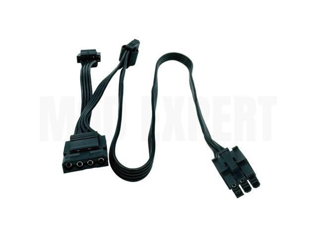 Original 6Pin to 3x Molex 4Pin PATA Perif HDD Floppy Drive Fan Power ...