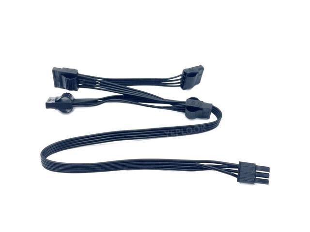 Original 6P to 4 Molex IDE 4Pin PATA Perif Fan Optical Floppy Drive HDD ...