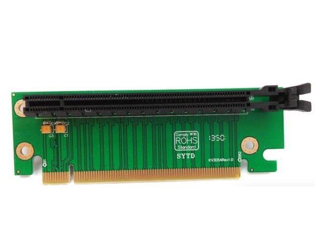 PCI-Express 16x Riser Card 90 degree Right-angle 4cm Adapter Card 2U ...