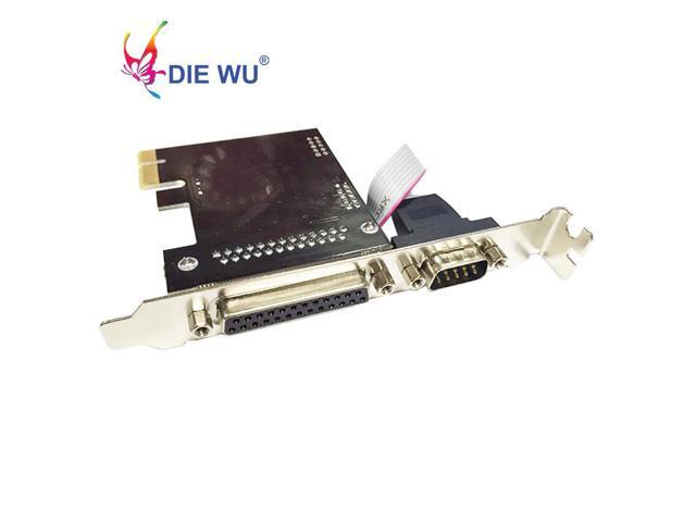 PCI Express single Serial single Parallel Port Expansion Card I/O card ...