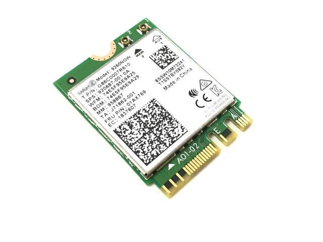 Dual Band Wireless-AC 9260 For Intel 9260NGW NGFF 802.11ac MU-MIMO ...
