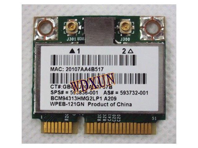 Broadcom 4313 Wifi Card 593836-001 Bcm94313hmg2lp1 Dm1 Dm2 Dm3 Dm4 Mini ...